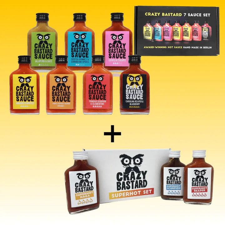 Hot Sauce Gift Sets | Chilli Sauce Gifts – Crazy Bastard Sauce