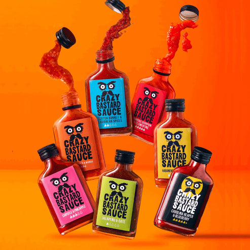 All Classic Flavours | 7 Bottle Chilli Hot Sauce Gift Box Set – Crazy ...