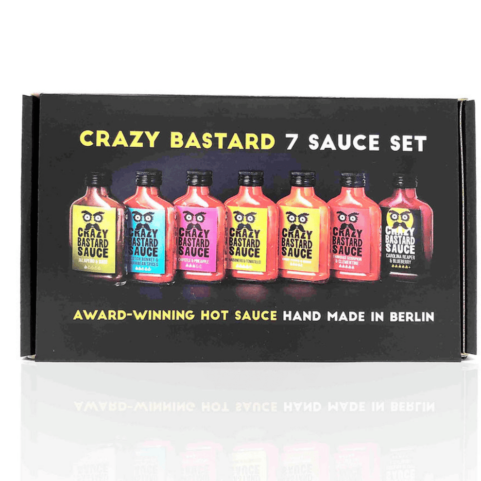 All Classic Flavours | 7 Bottle Chilli Sauce Gift Box Set – Crazy ...