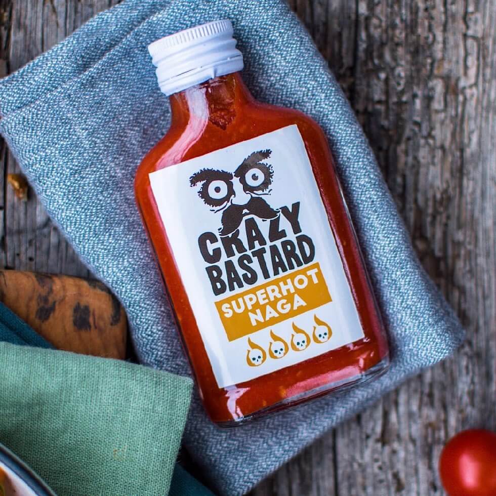Superhot Naga Fermented Chilli Sauce – Crazy Bastard Sauce